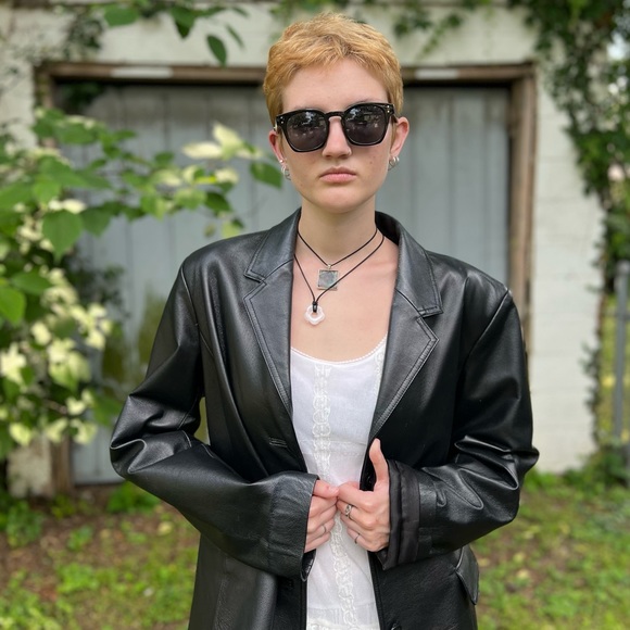 cleo | Jackets & Coats | Cleo Real Leather Jacket Perfect Condition ...